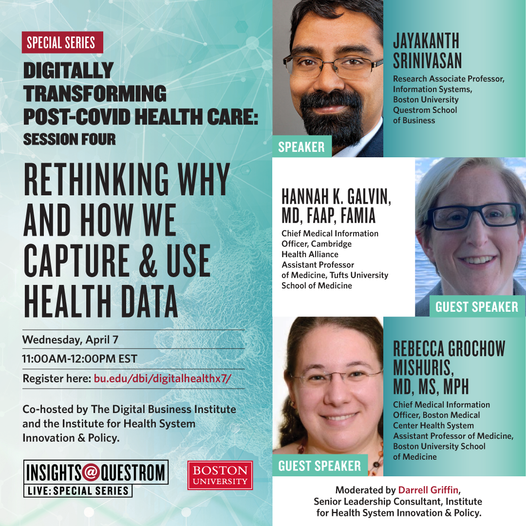 Rethinking Why and How We Capture and Use Health Data: Insights Live ...