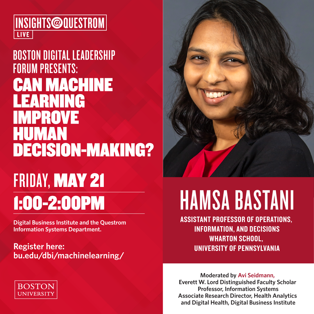 Insights Live: Boston Digital Leadership Forum: Can Machine Learning ...