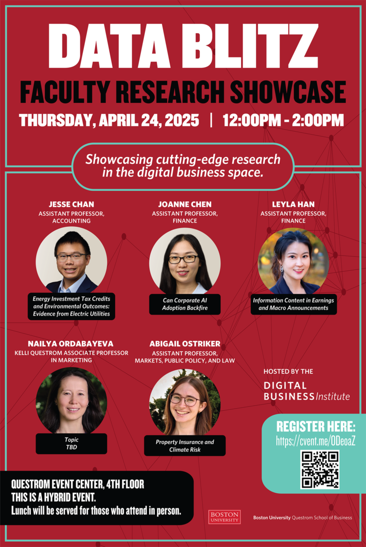 Data Blitz II: Faculty Research Showcase | Insights@Questrom