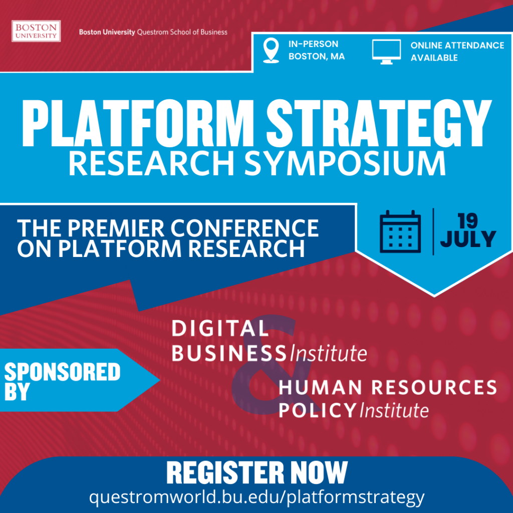 Platform Strategy Research Symposium | Insights@Questrom