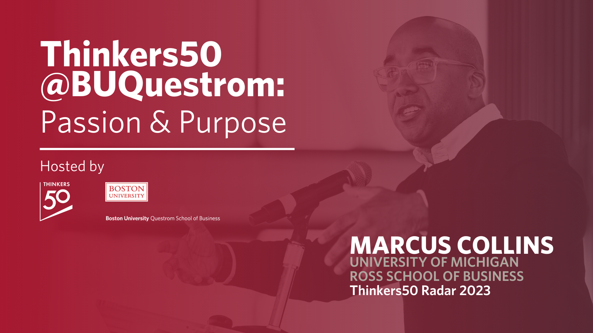 Passion & Purpose - Marcus Collins | Insights@Questrom